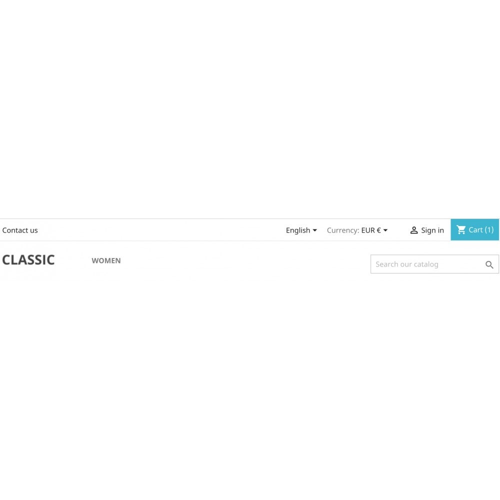Customer "Sign in" link