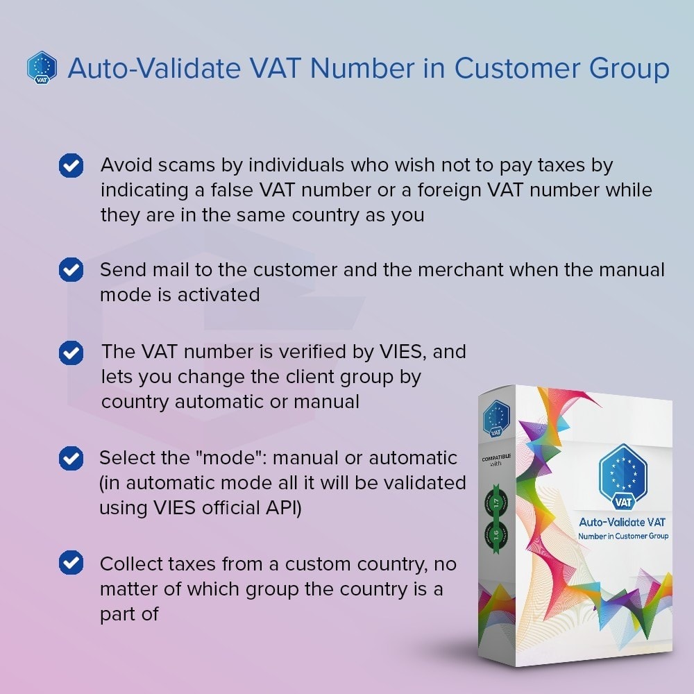 Auto-Validate VAT Number in Customer Group
