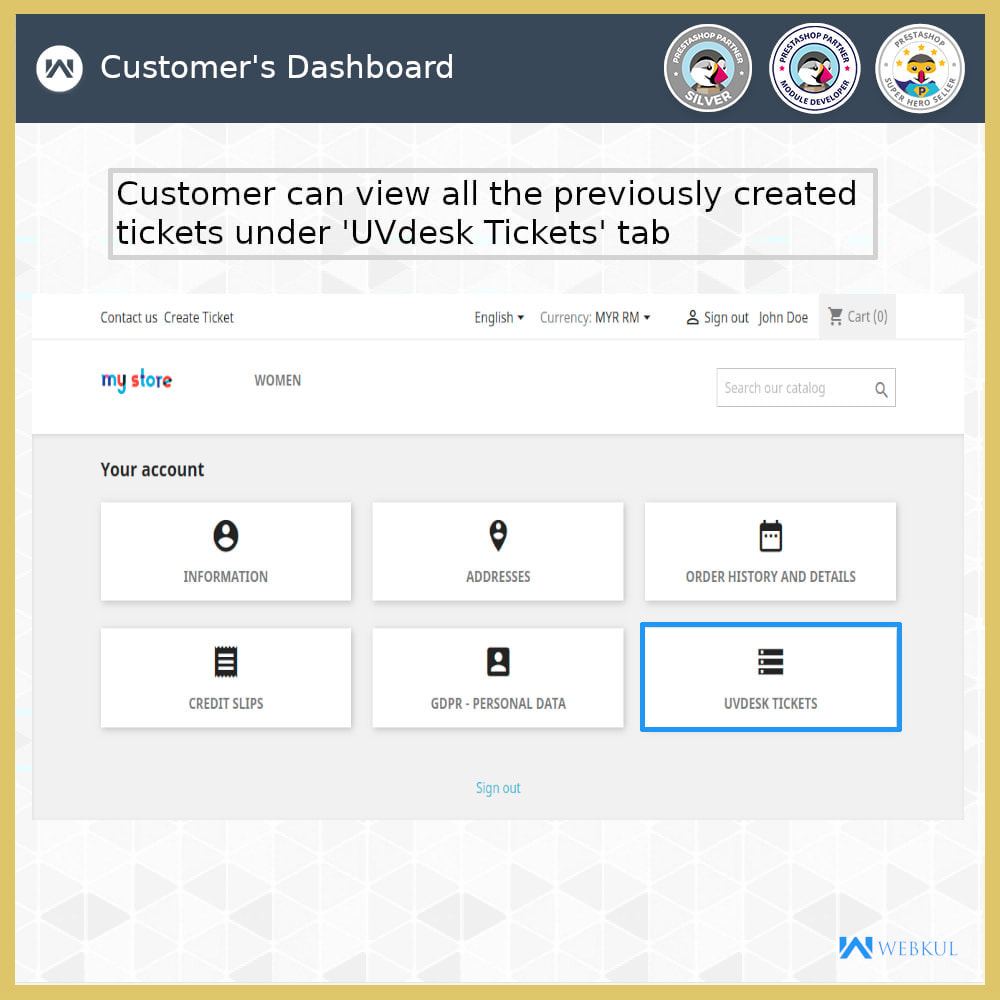 UVdesk - Free Helpdesk Ticket System