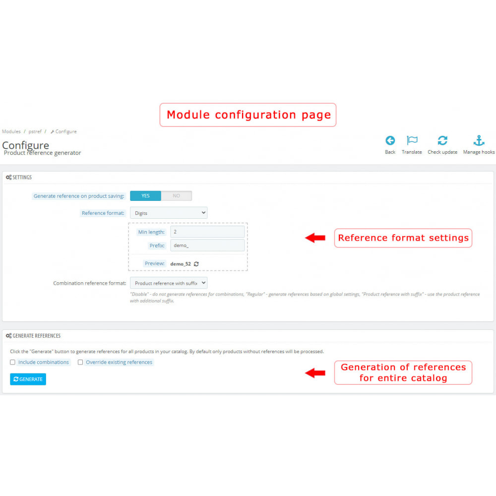 Product Reference Generator