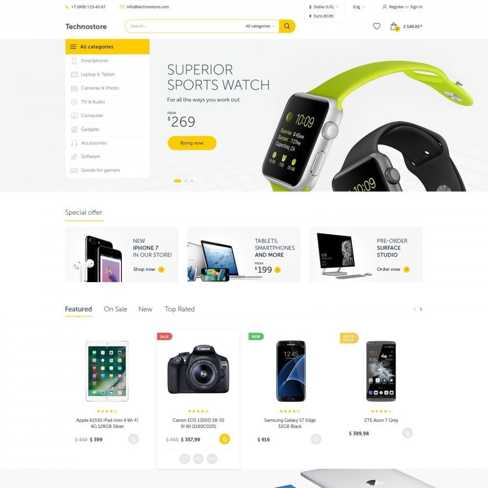 Technostore - Hi-Tech Online Store