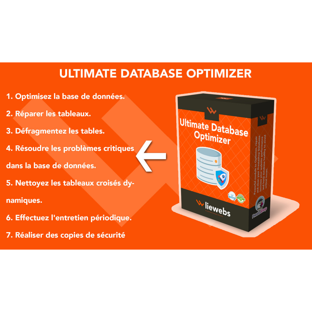 Ultimate Database Optimizer - Optimiseur base données Ultimate Database Optimizer - Optimiseur base données