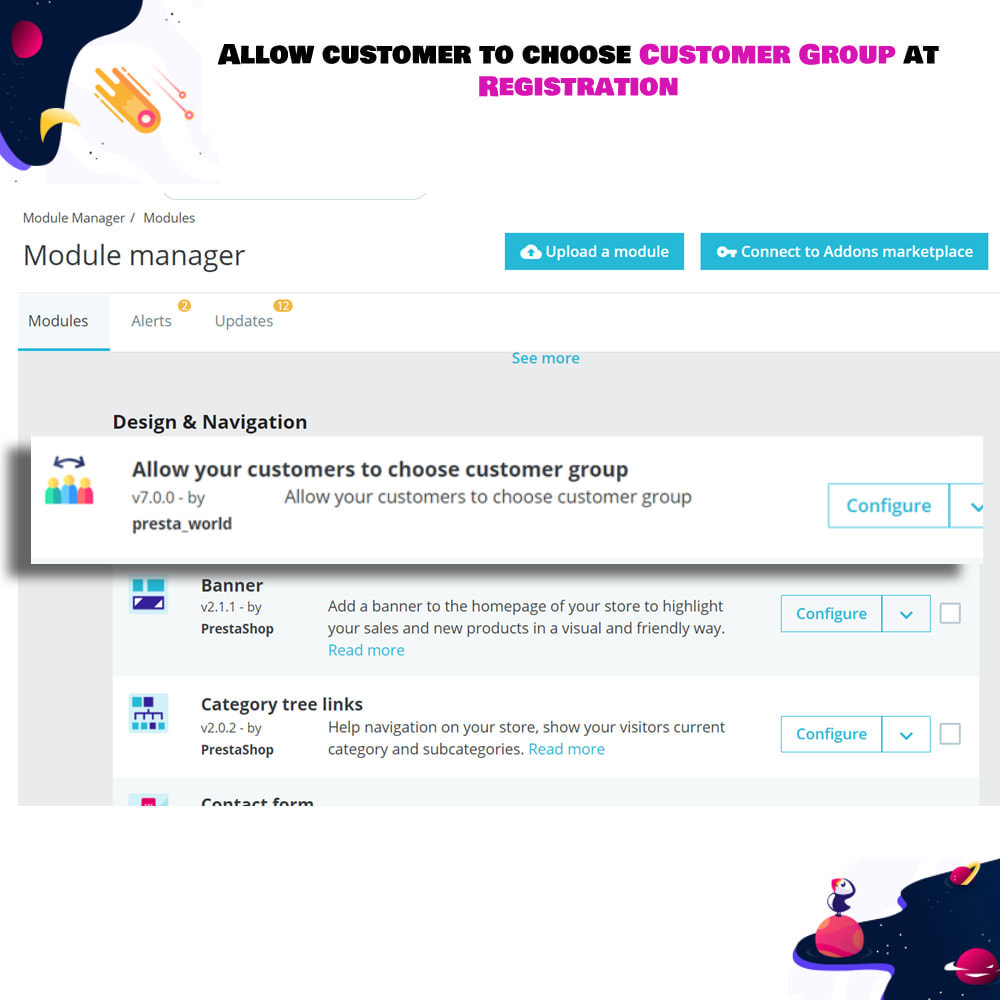 Allow customer to choose Customer Group at Registration