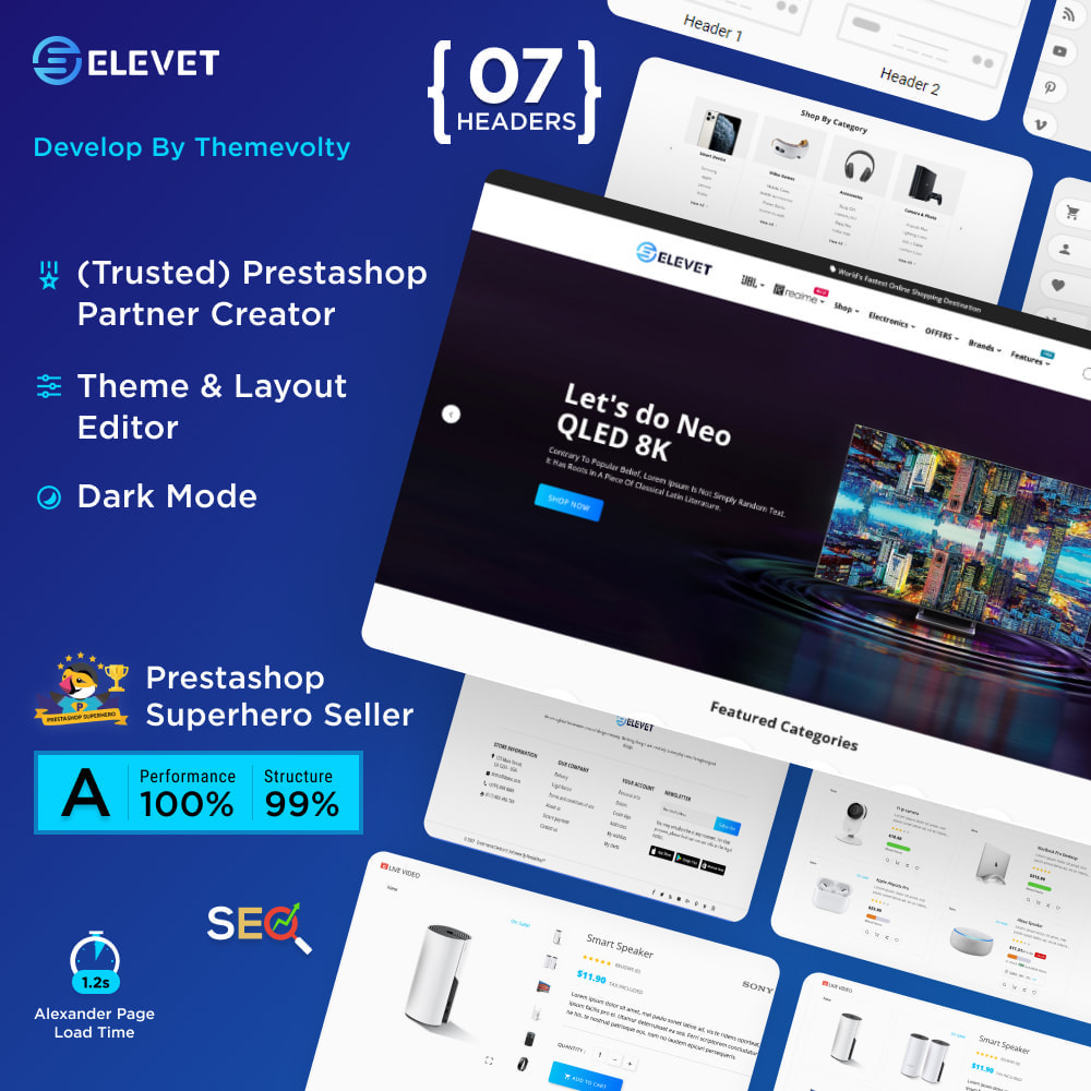 Elevet Electronics Marketplace Multipurpose Super Store