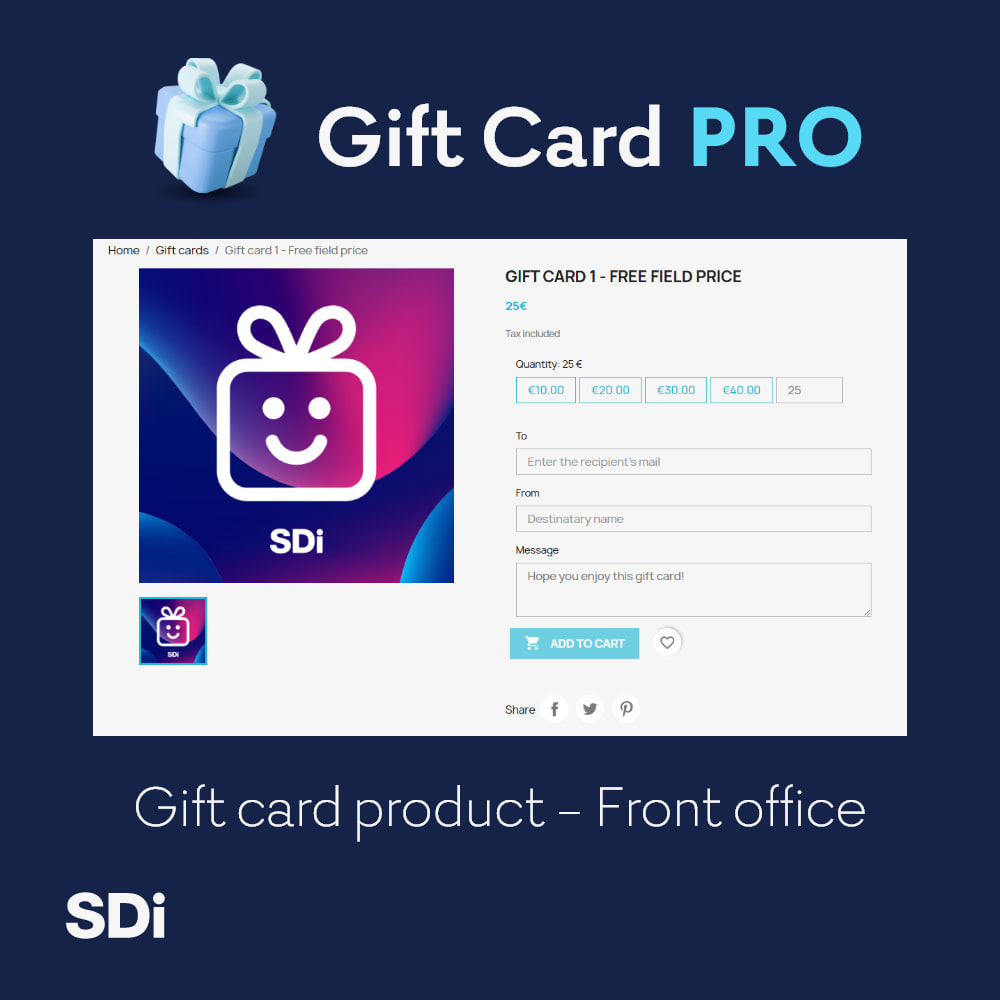 Gift cards PRO