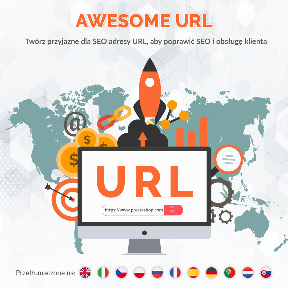 Awesome URL – Pretty URL, SEO URL, Usuń identyfikatory