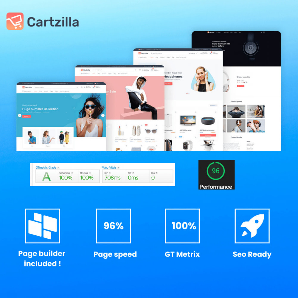 CartZilla Theme Fashion - page builder included