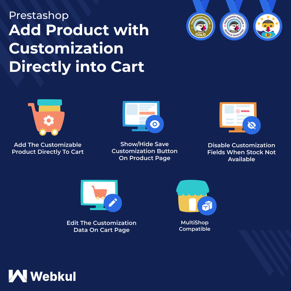 Add Product with Customization Directly into Cart