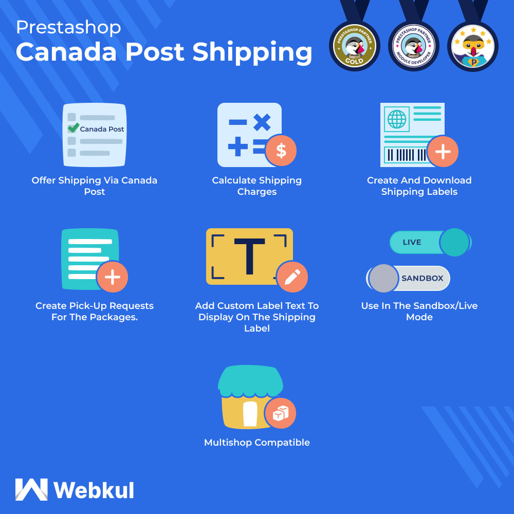Canada Post Shipping With Label Print