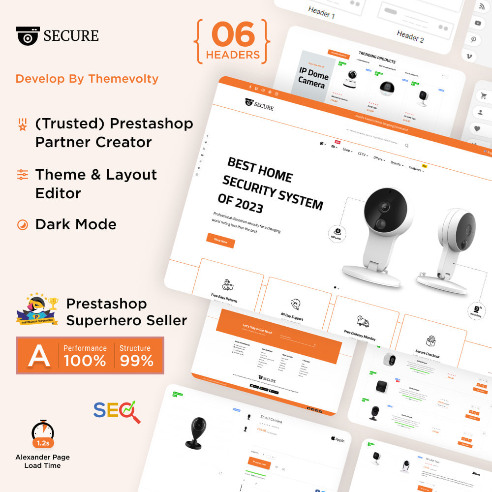 Secure Home Camera–Electronic Gadget–Hightech Store