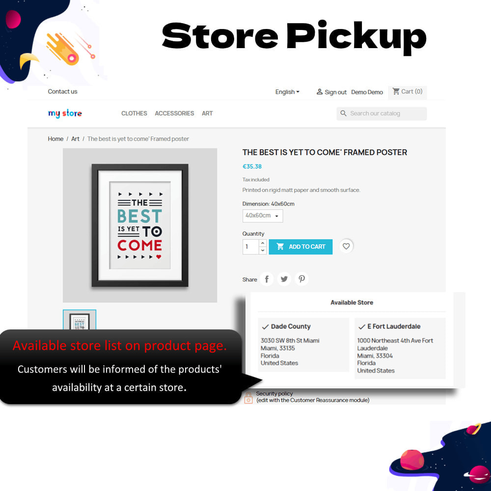Drive, Click and Collect - Pay at Store
