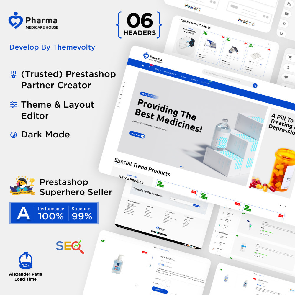Pharma Medicine–Pharmacy Drug–Hospital Store