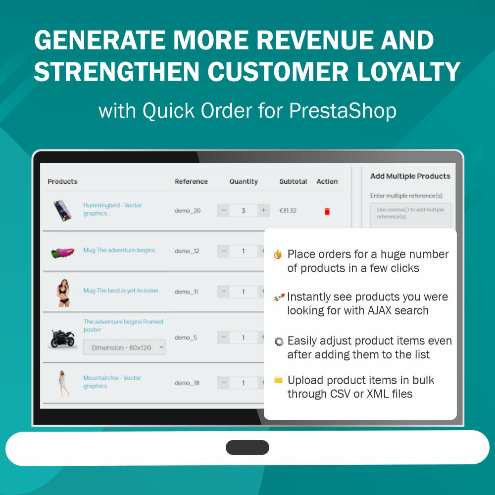 Quick Order Form | B2B Fast and Easy Checkout