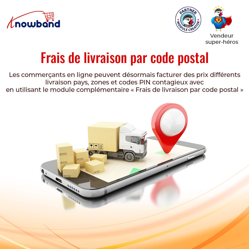 Frais de Livraison par Code postal