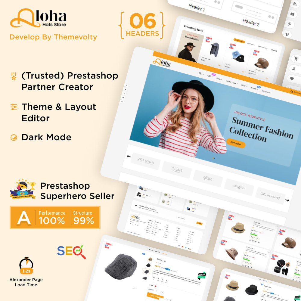 Aloha Hats–Snapback Caps–Turban Multipurpose Store