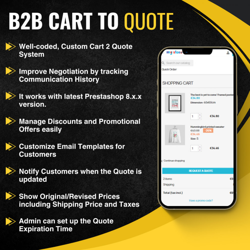 Cart to Quote | B2B Quotation Manager