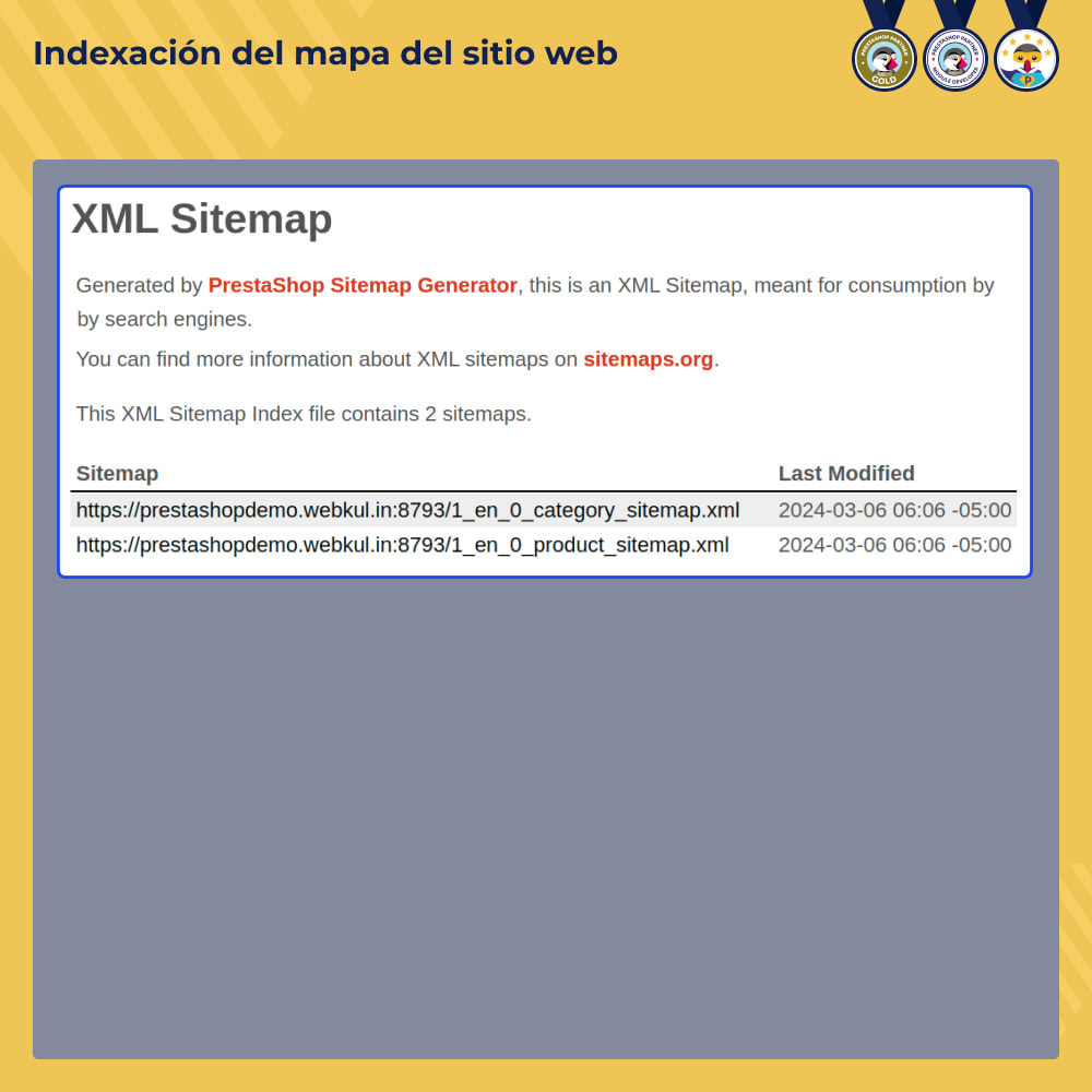 Generador avanzado de mapas de sitio XML
