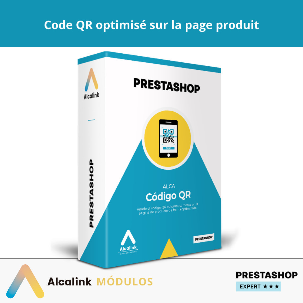 Code QR optimisé sur la page produit