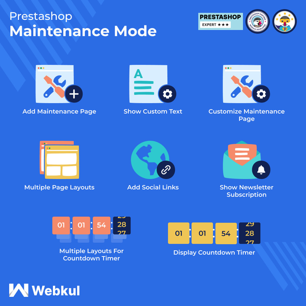 Maintenance mode | Countdown | Display Coming Soon Page