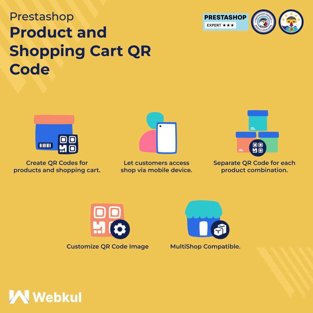 Product and Shopping Cart QR Code