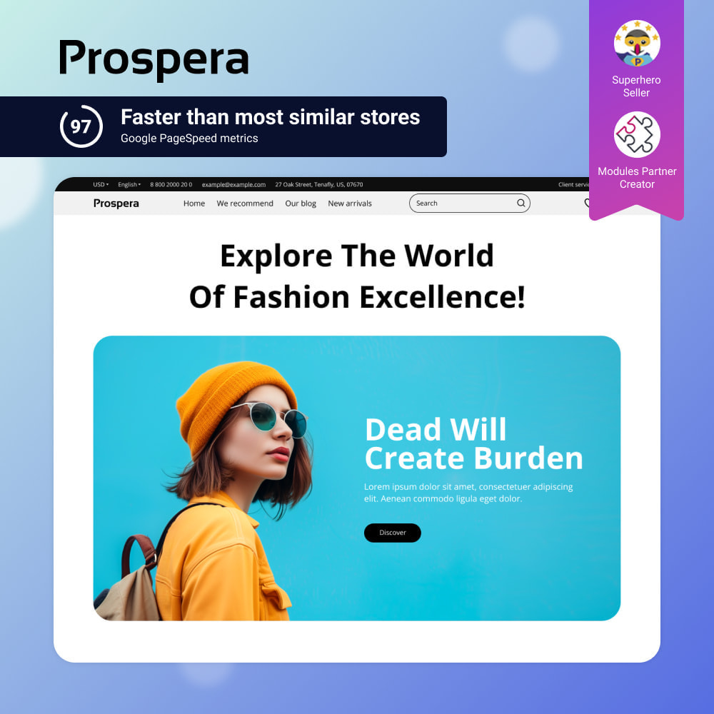 Prospera - Fast & Playful Design