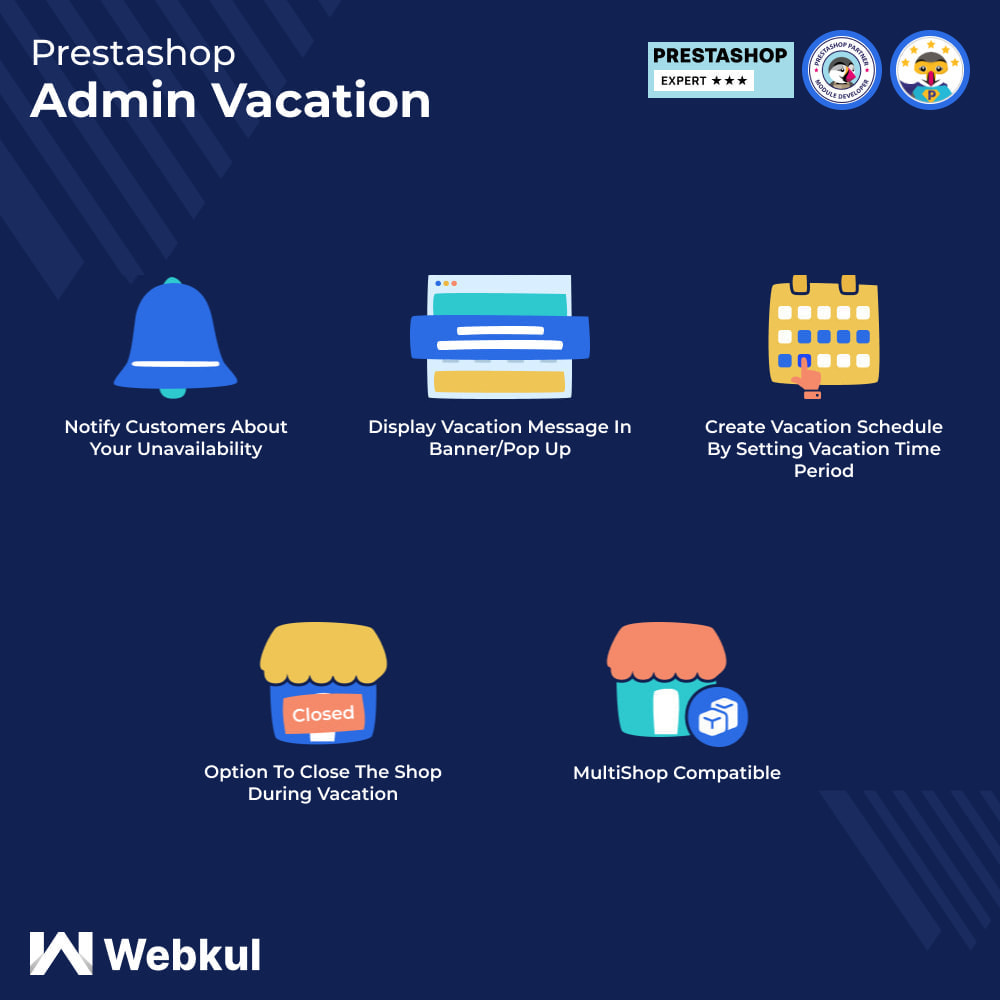 Admin Vacation | Holiday Mode