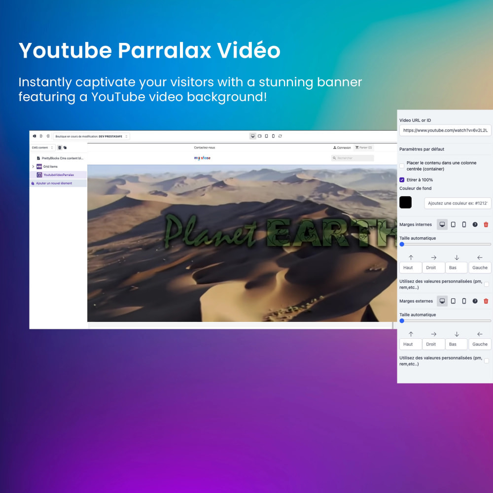 PrettyBlocks page builder pro