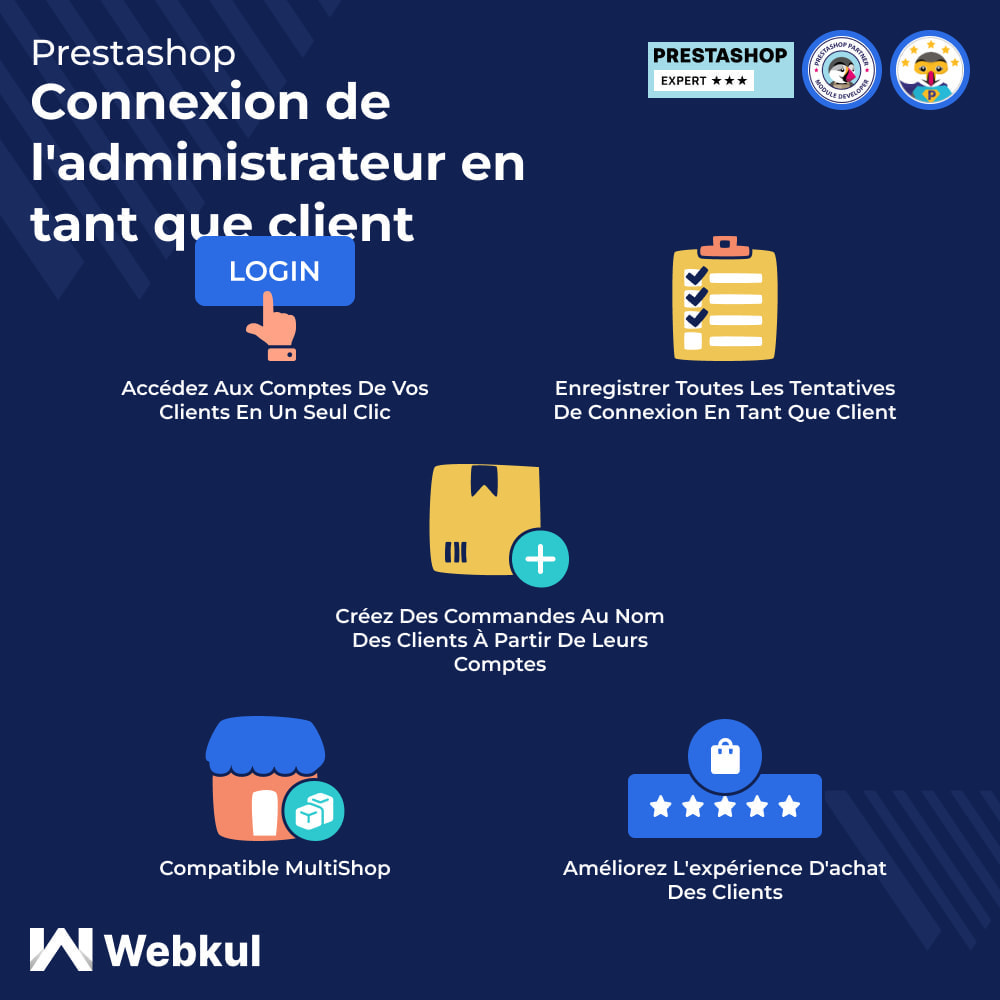 Administrateur Connexion Comme Client