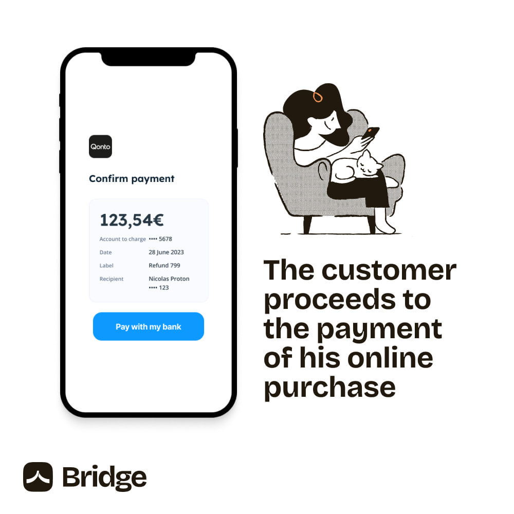 Bridge bank transfer payment module