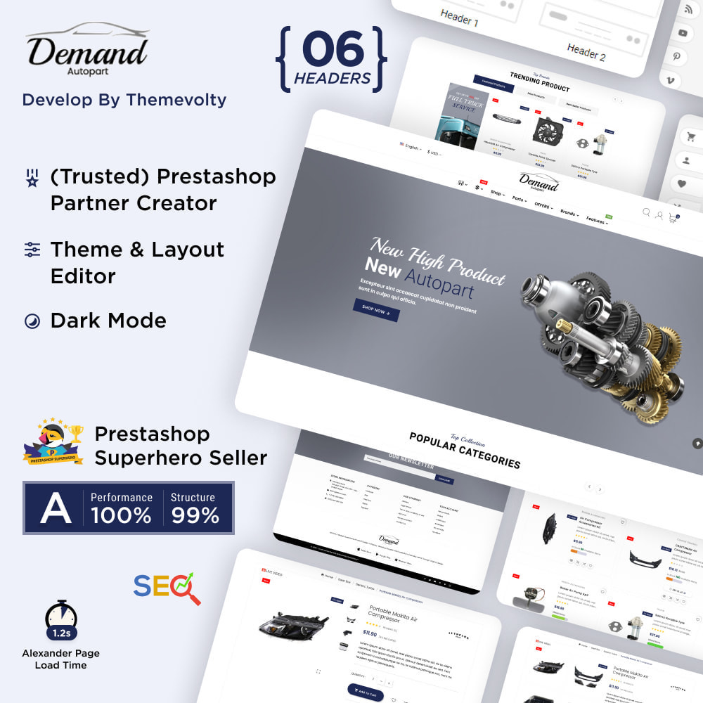 Demand Car–Parts Autoparts–Tools Multipurpose Store