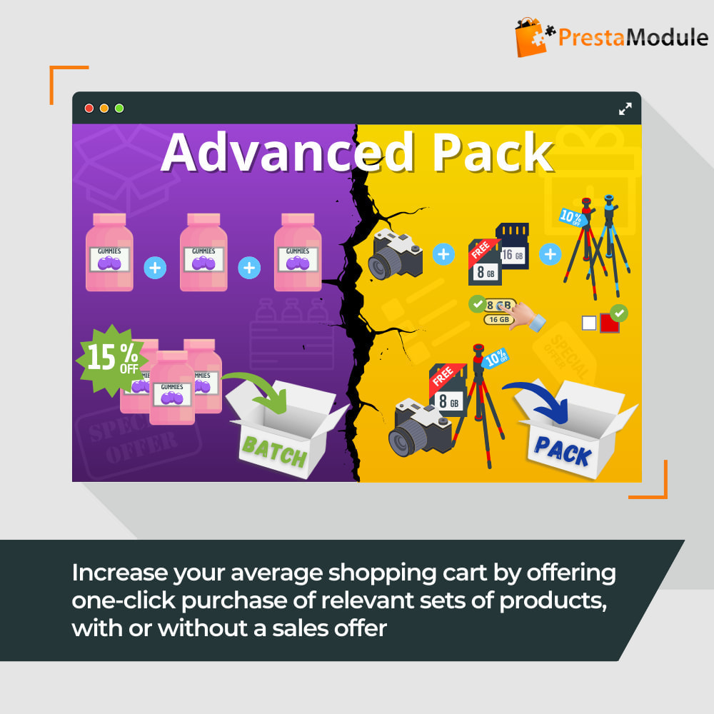 Advanced Pack - Packs, bundles, batches, gift boxes,…