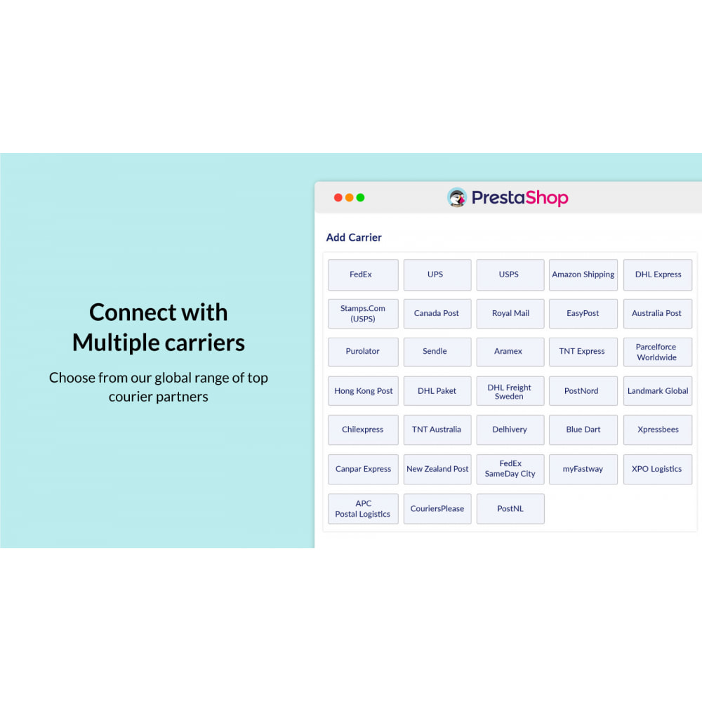 Multi Carrier Shipping Label