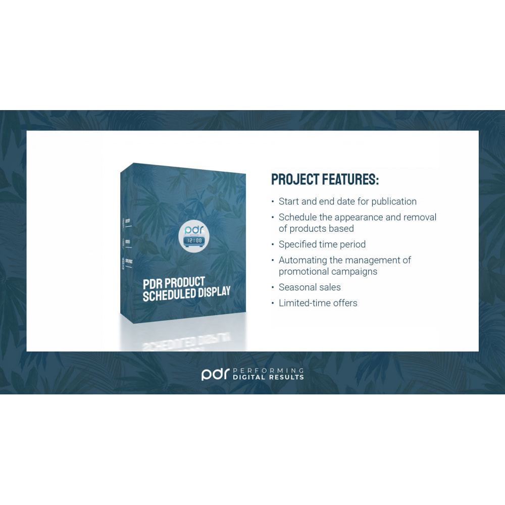 Product Scheduled Display