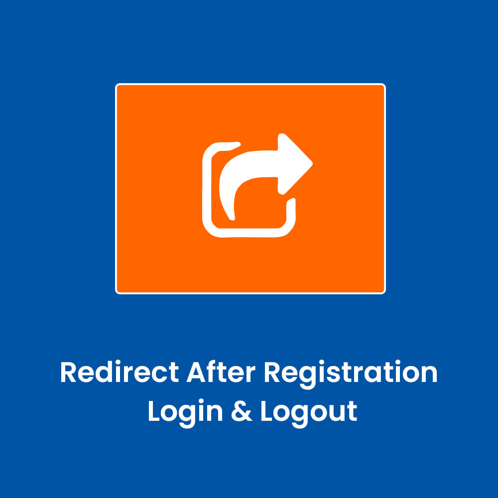 Redirect After Registration, Login & Logout
