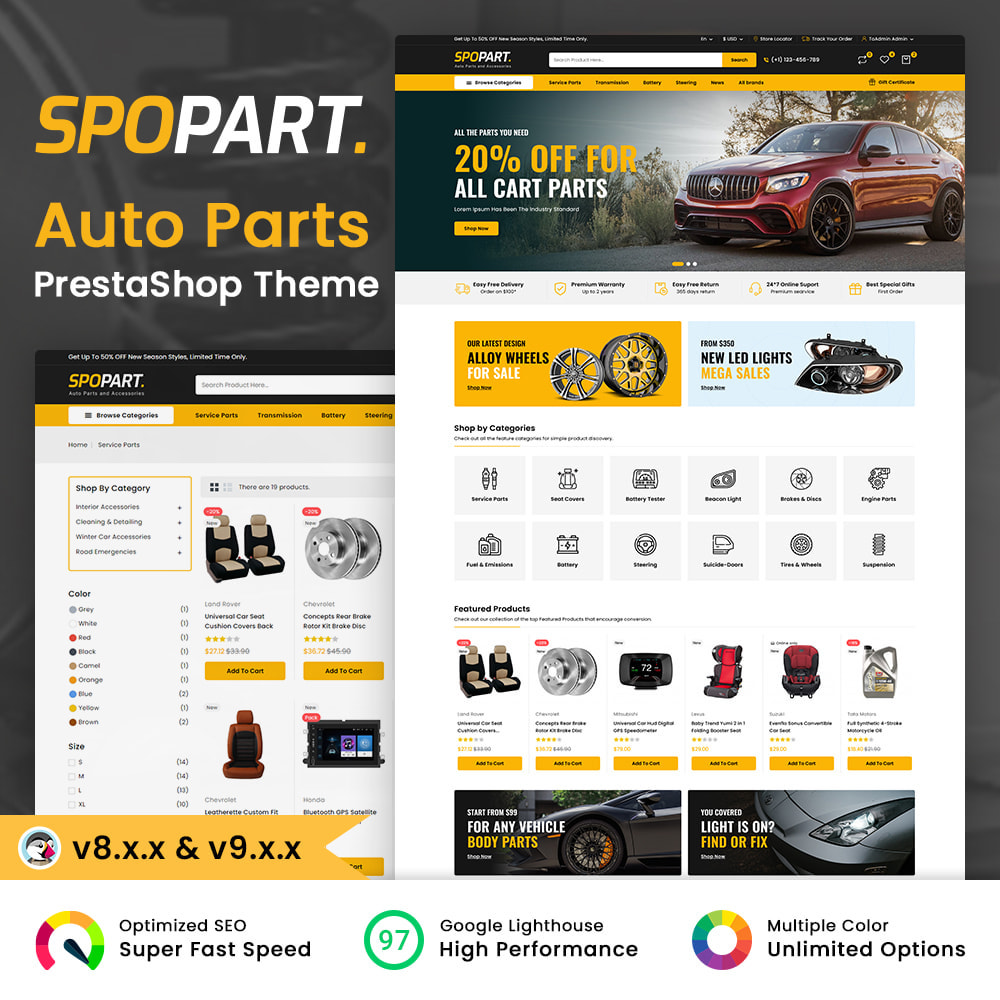 Spopart - Car Spare Parts and Machine Tools Store