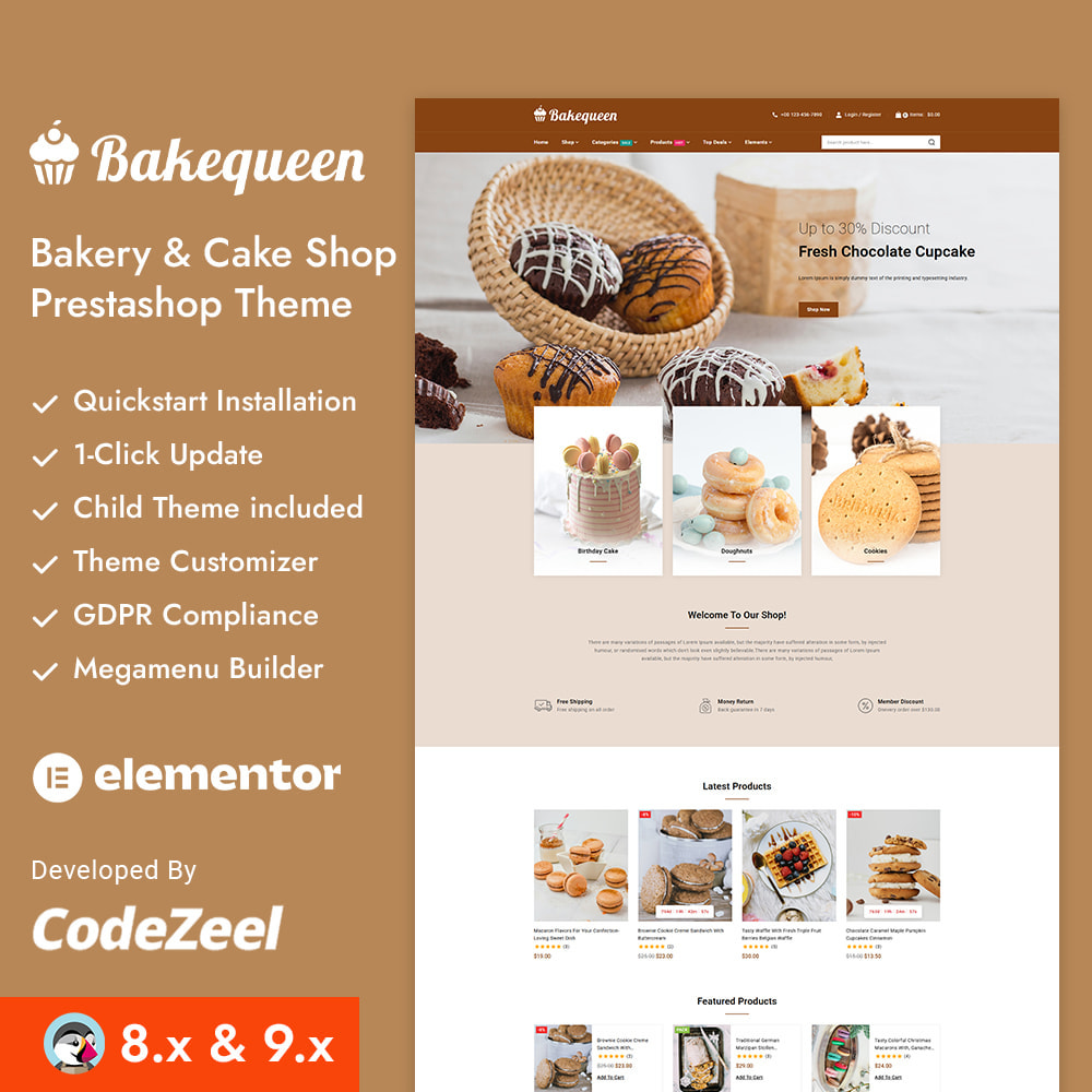 Bakequeen - Bakery & Cake Shop