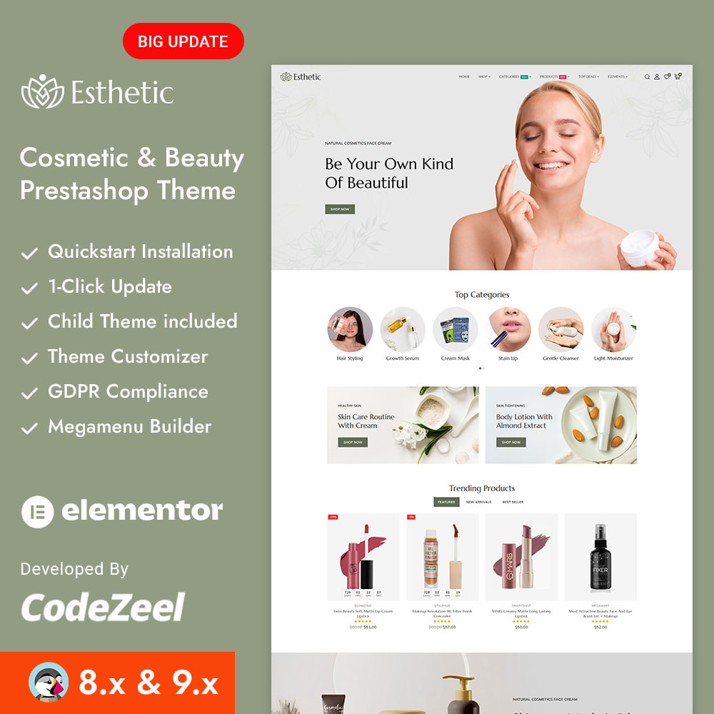 Esthetic - Beauty & Cosmetics Store