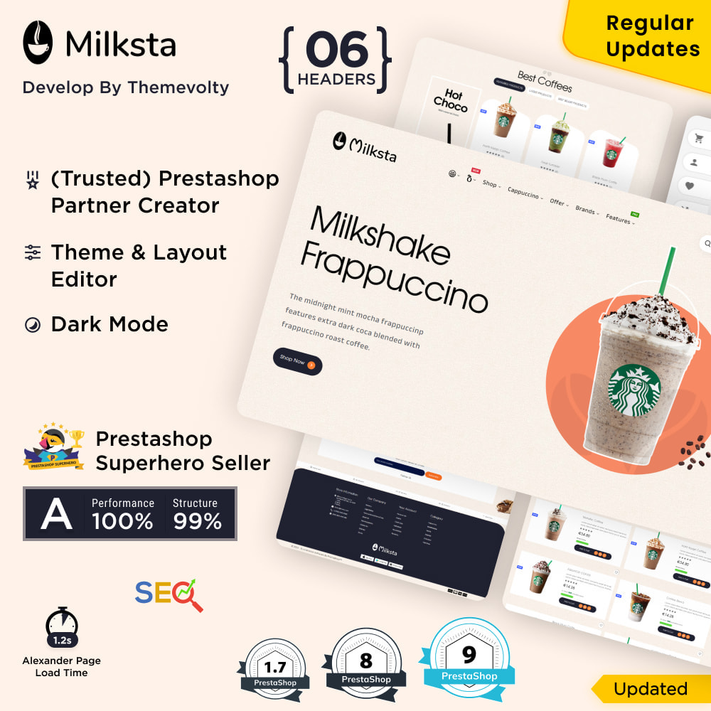 Milksta Multipurpose Milkshake Super Store