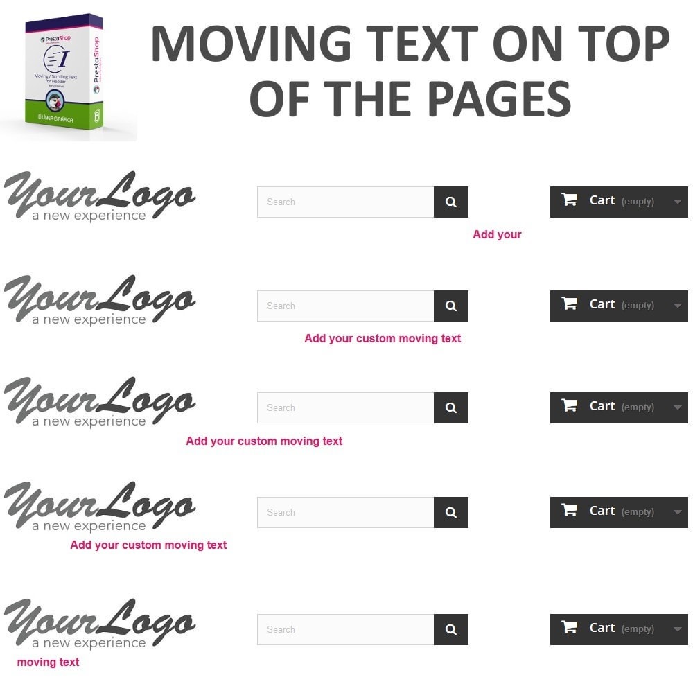Moving / Scrolling Text for Header Moving / Scrolling Text for Header